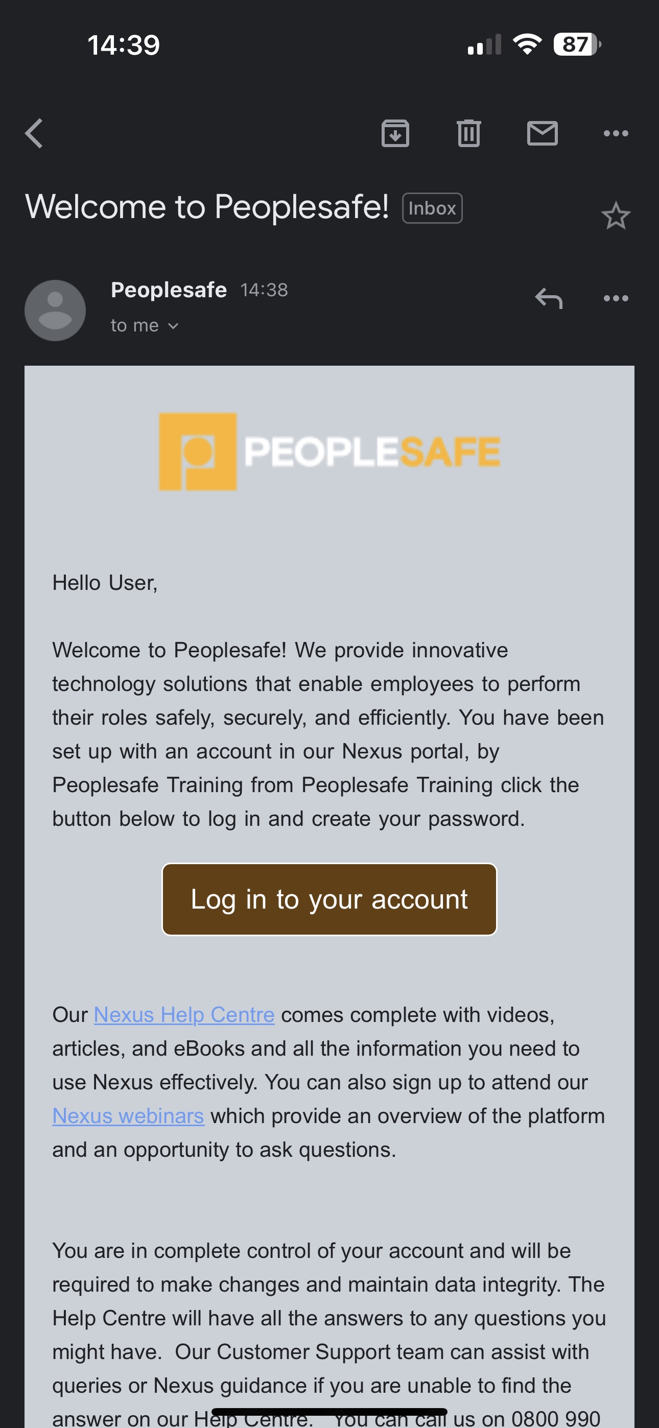 How to set up your App – NEXUS HELP